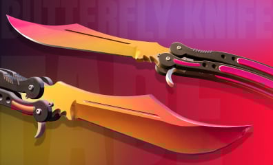 CS2 Butterfly Knife | Fade: Full Fade Patterns Explained