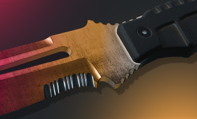 CS2 Survival Knife Fade: Patterns, Prices & Fade Percentages