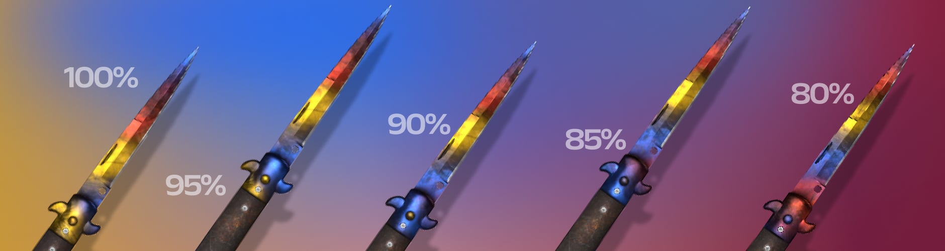 Stiletto Fade CS2: Prices, Patterns, Full Fade & Buying Tips